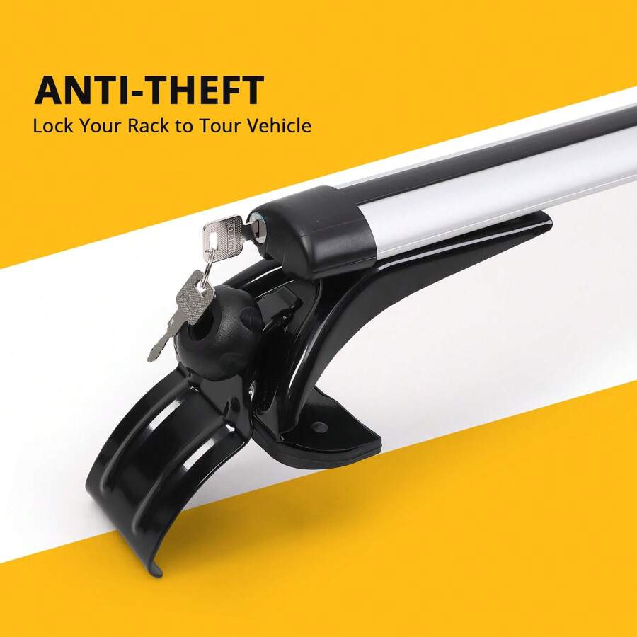 Roof Rack-Roof Rack Crossbar For Raise Rail, SUV Split Longitudinal ...