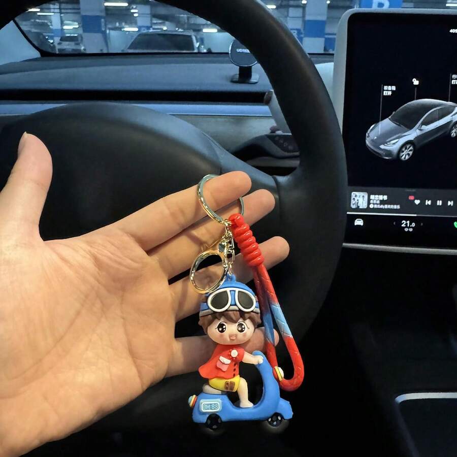 2024 New Electric Car Keychain For Boys And Girls, Cute Cartoon Car ...