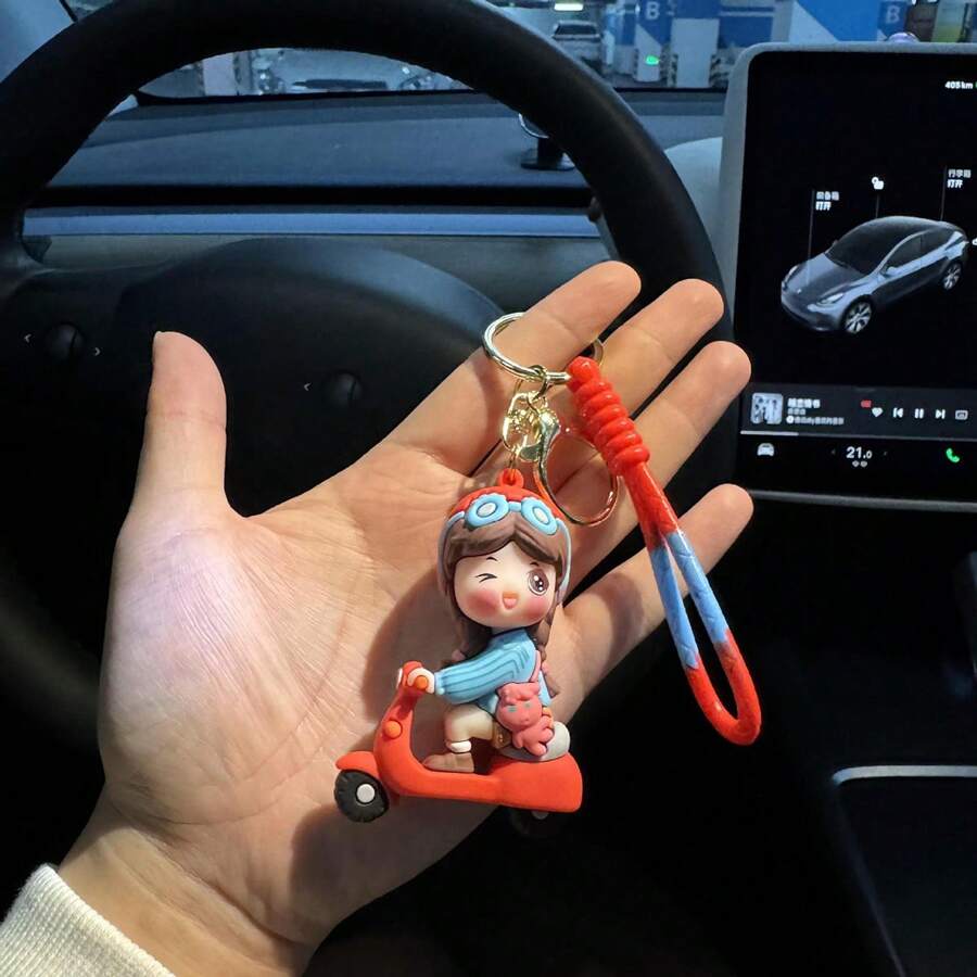 2024 New Electric Car Keychain For Boys And Girls, Cute Cartoon Car ...
