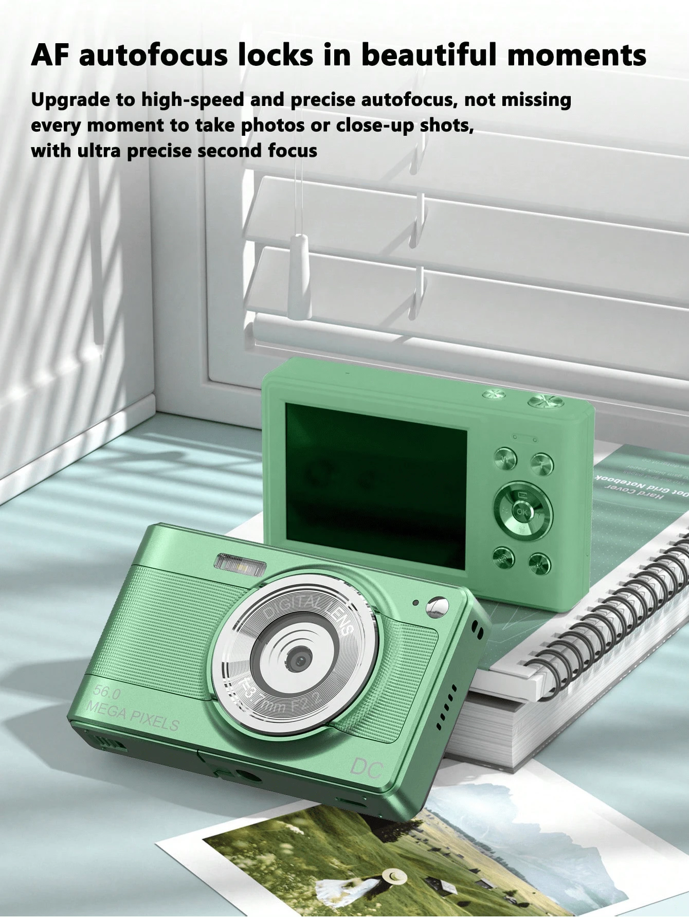 Câmera Digital CCD de Cartão de 56 Megapixels com Auto Foco e Tela de ...