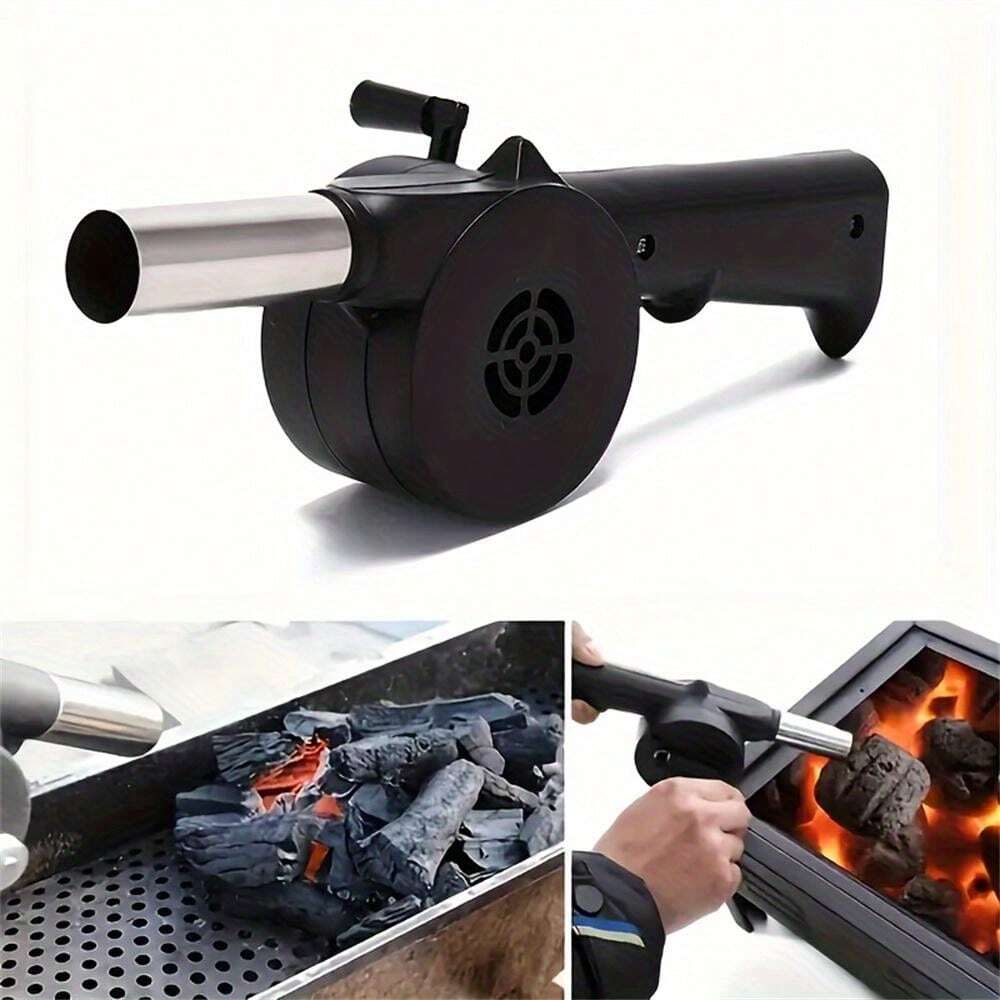 1pc Manual Barbecue Fan, Handheld BBQ Fan With Hand Crank, Portable ...