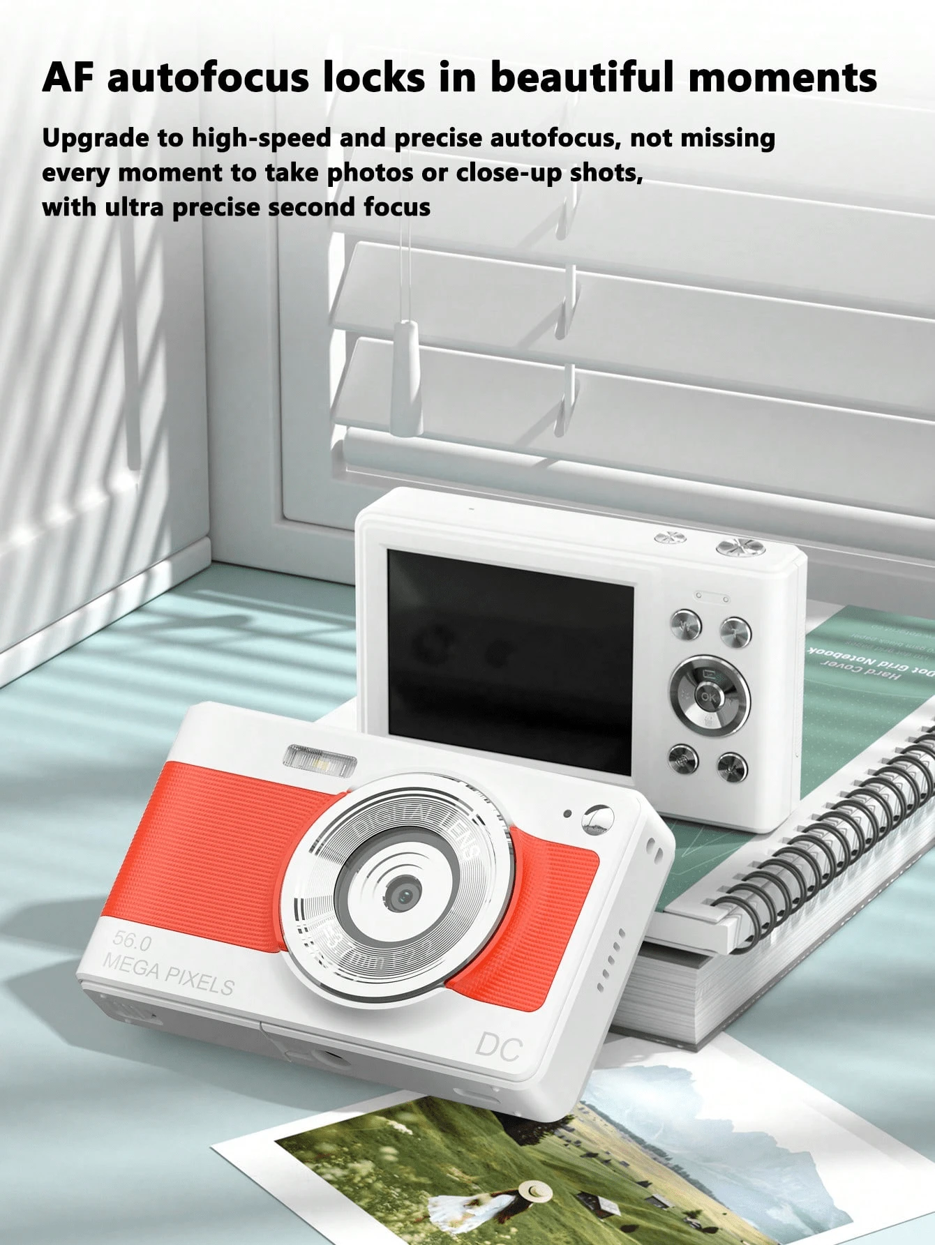 2.8-Inch High-Definition Display Auto Focus 56-Megapixel CCD Card ...