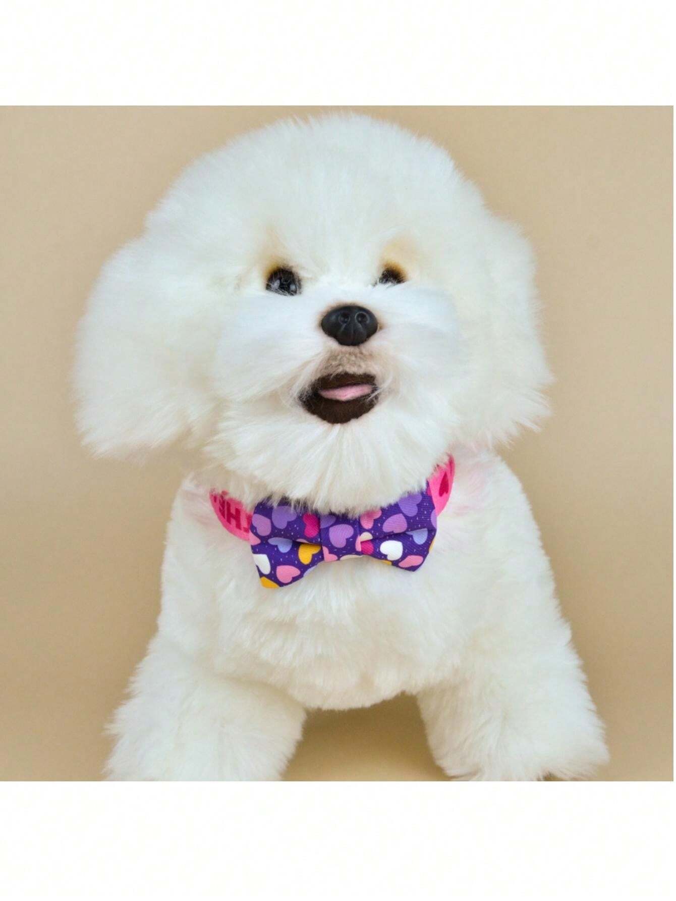 Corbata de doble cara impresa para collar de mascotas para gatos y ...