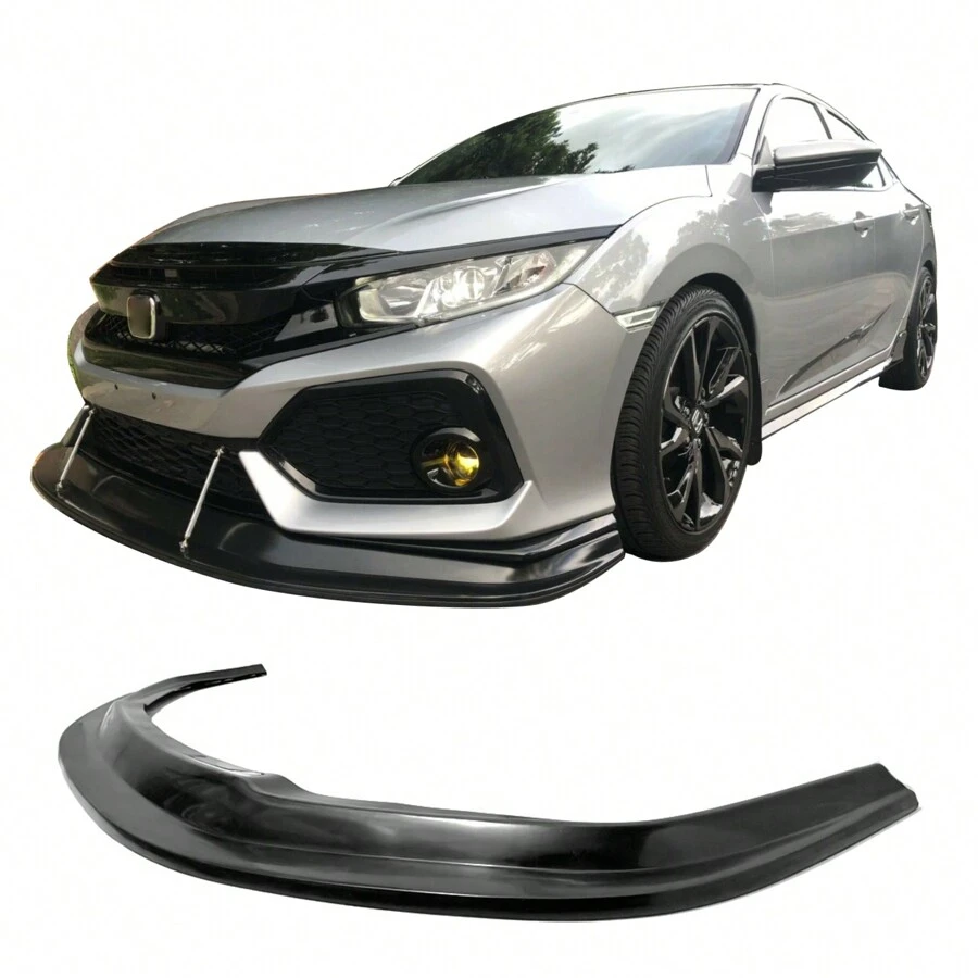 Front Bumper Lip For 2017-2021 Hondas' Civic Si & Hatchback MDA Style ...