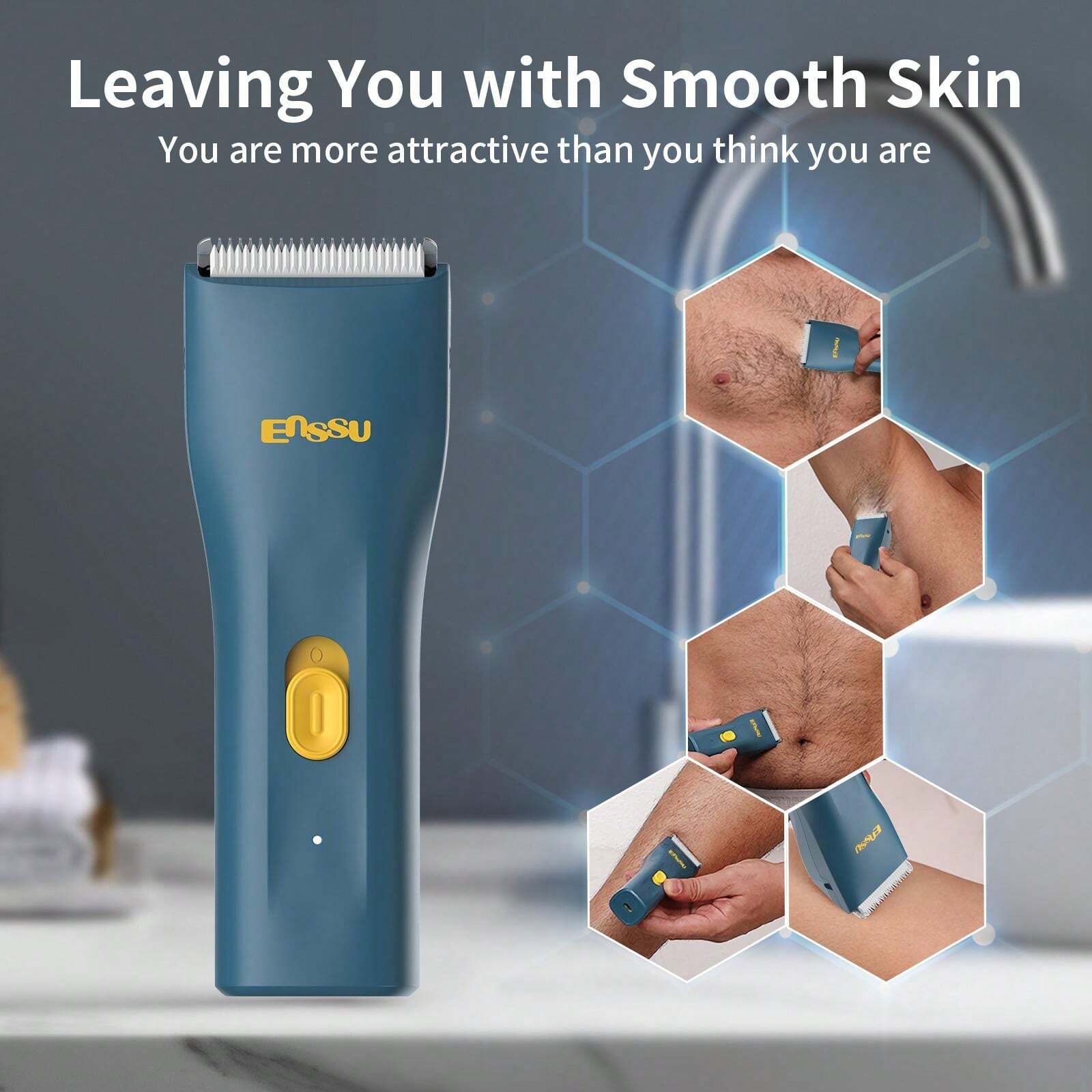 Recortadora profesional para el área del pubis y el Body para hombres ...