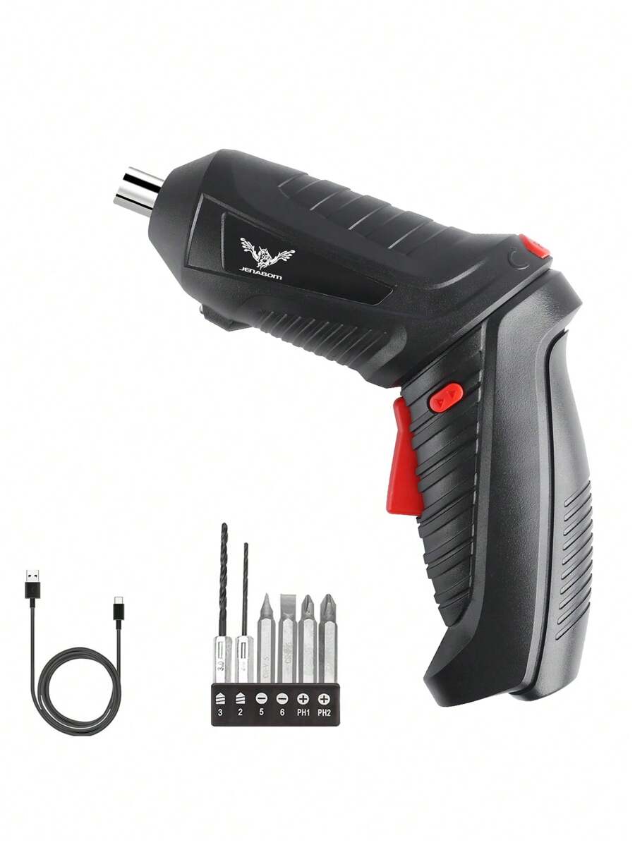 8 In 1 Electric Screwdriver, 3.6V Cordless Drill Screwdriver ...