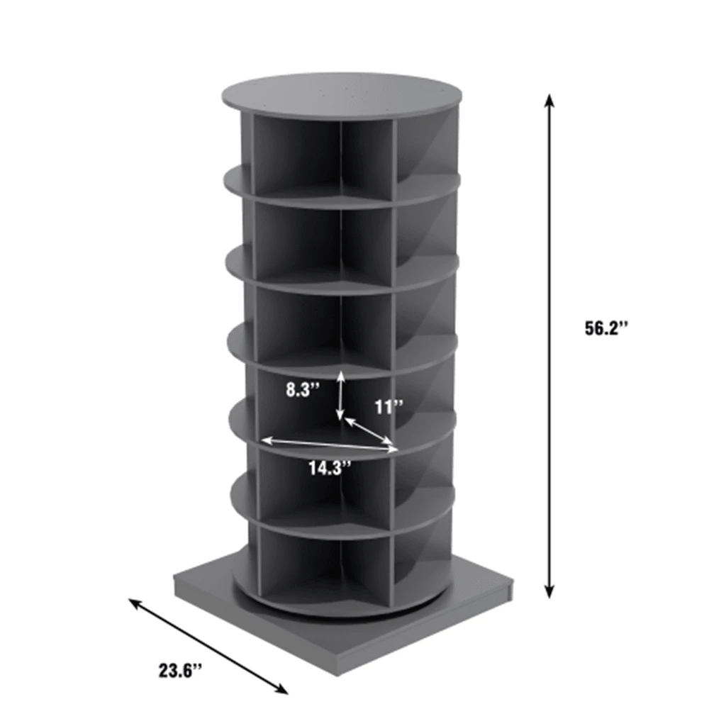 360 Rotating Shoe Cabinet 6 Layers ,Rotating Shoe Rack Tower, 6-Tier ...