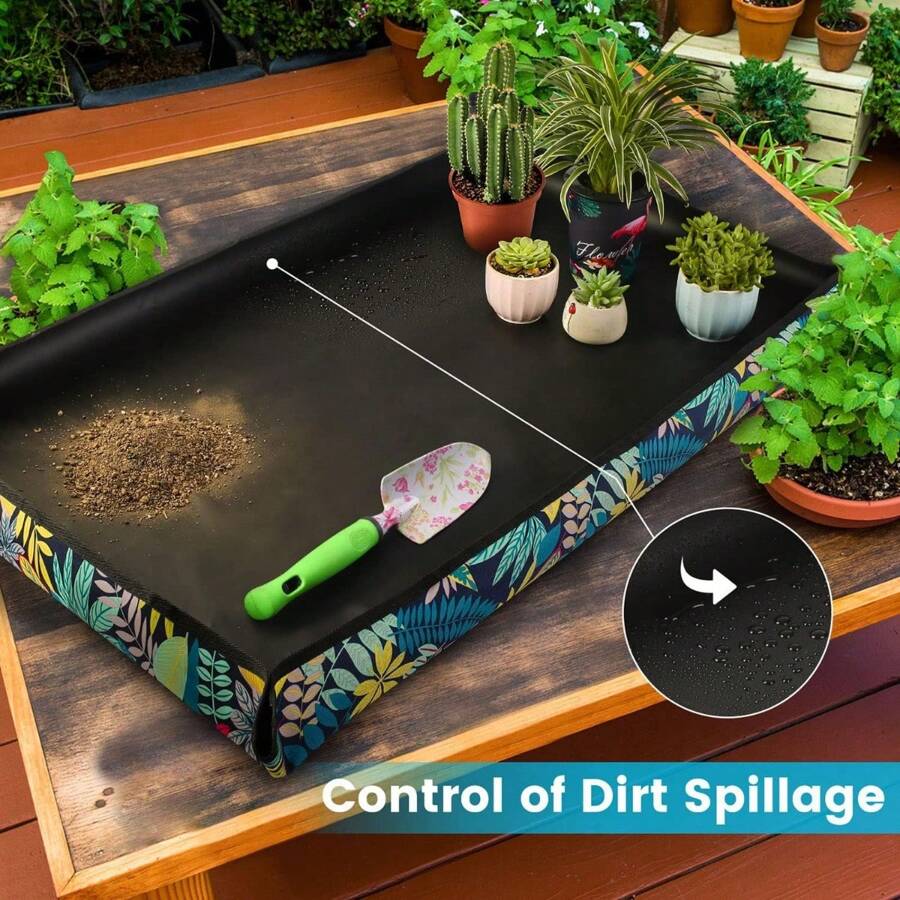 Extra Large Repotting Mat For Indoor Plant Transplanting And Mess ...