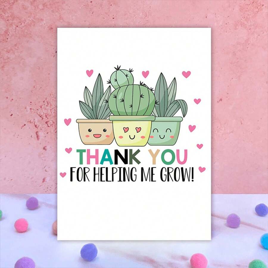 1pc Teacher Appreciation Card, Teacher Appreciation Tag, Teacher Thank ...