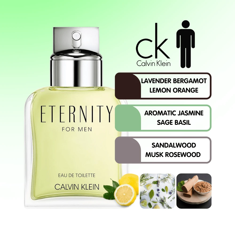 Calvin Klein Calvin Klein Eternity Men 3.3 Oz EDT By Calvin Klein ...
