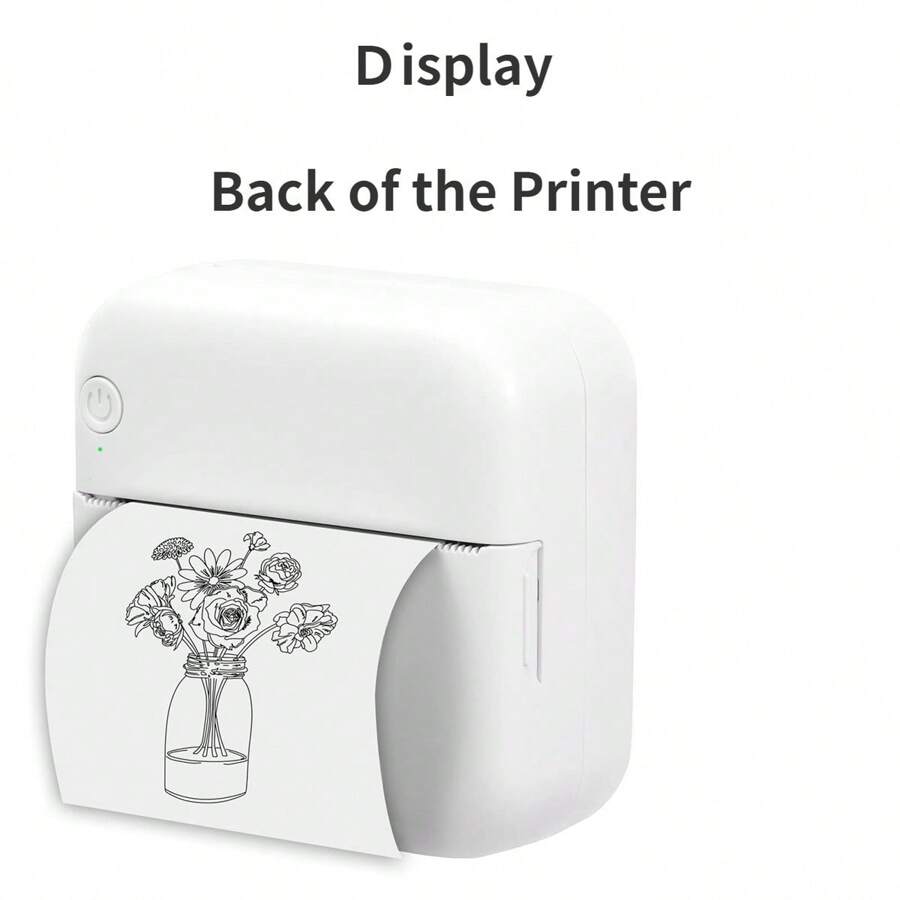 Mini Sticker Printer, Portable Printer For Phone, Mini Thermal Printer ...