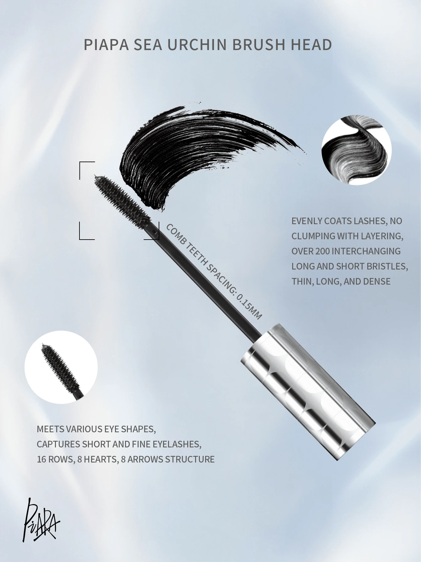 Piara Lengthening Gurling And Setting Mascara 6g | SHEIN USA