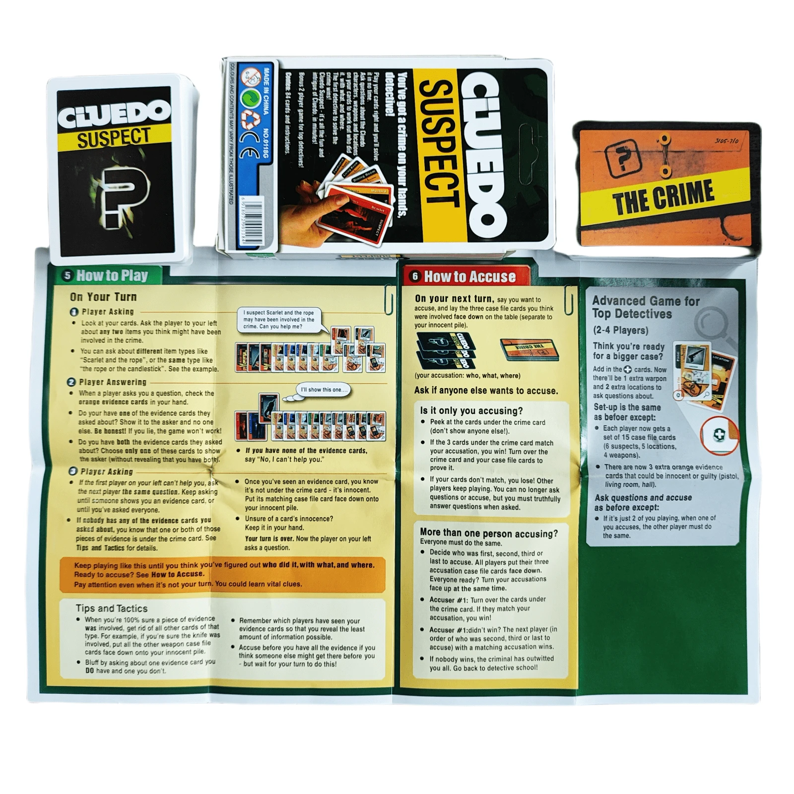 Juego de cartas Cluedo Suspect - ¡Toda la diversión de Clue - Resuelve ...