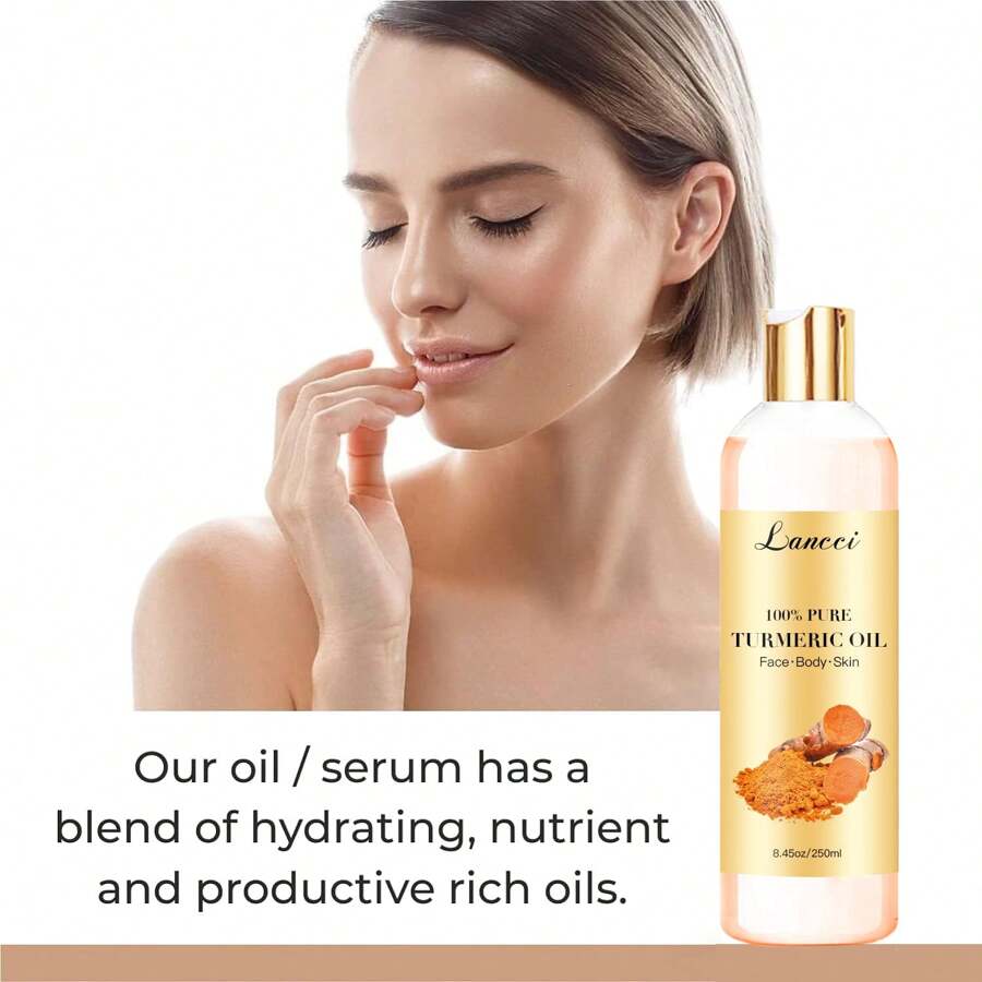 8.45oz/250ml Turmeric Body Oil Organic 100% Pure Natural Turmeric ...