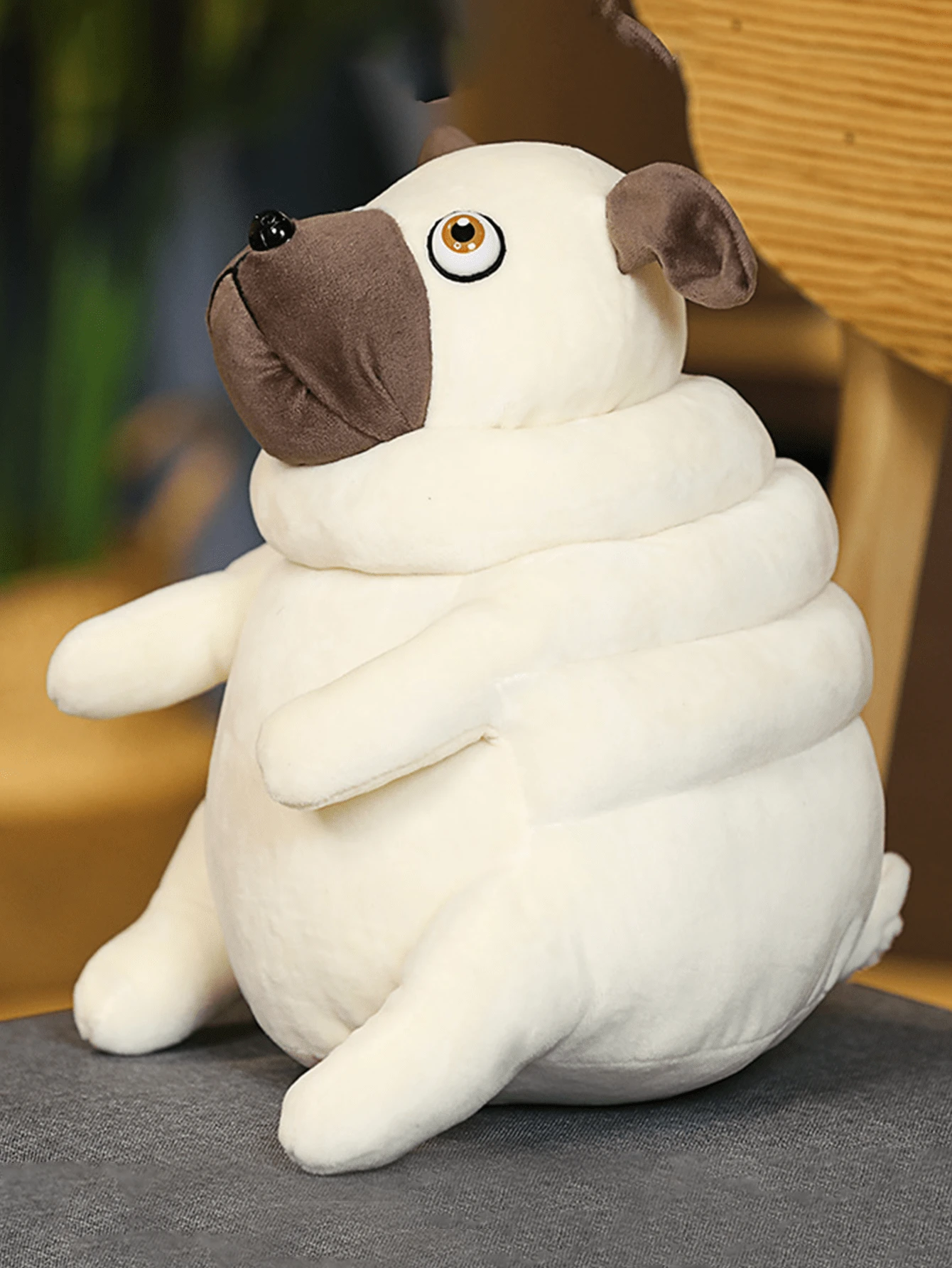 15cm/30cm Kawaii Shapi Dog Plush Toys Ugly And Cute Dog The Fat Pug ...