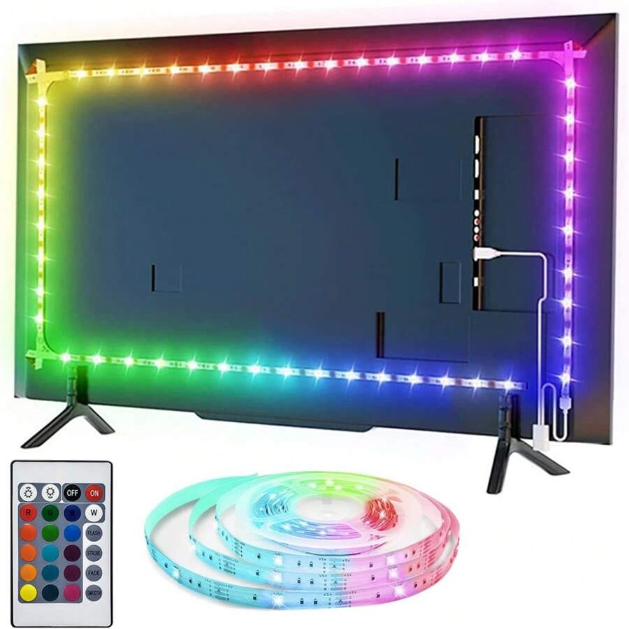 LED-verlichting voor tv Led-achtergrondverlichting, 16,4ft RGB Led ...