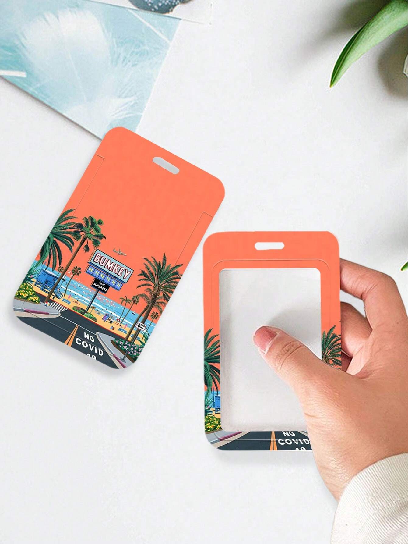 1 st INS Creatieve Cartoon Student Campus Kaarthouder Met Rekbaar ...