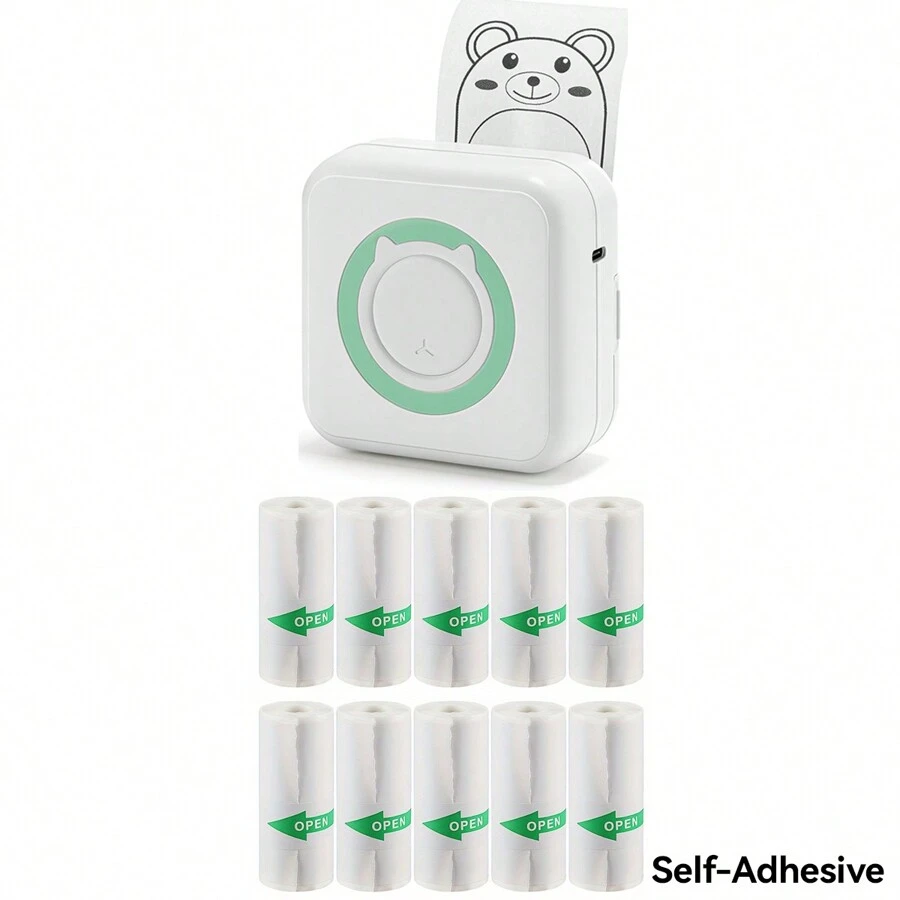 Mini Sticker Printer, Portable Printer For Phone, Mini Thermal Printer ...