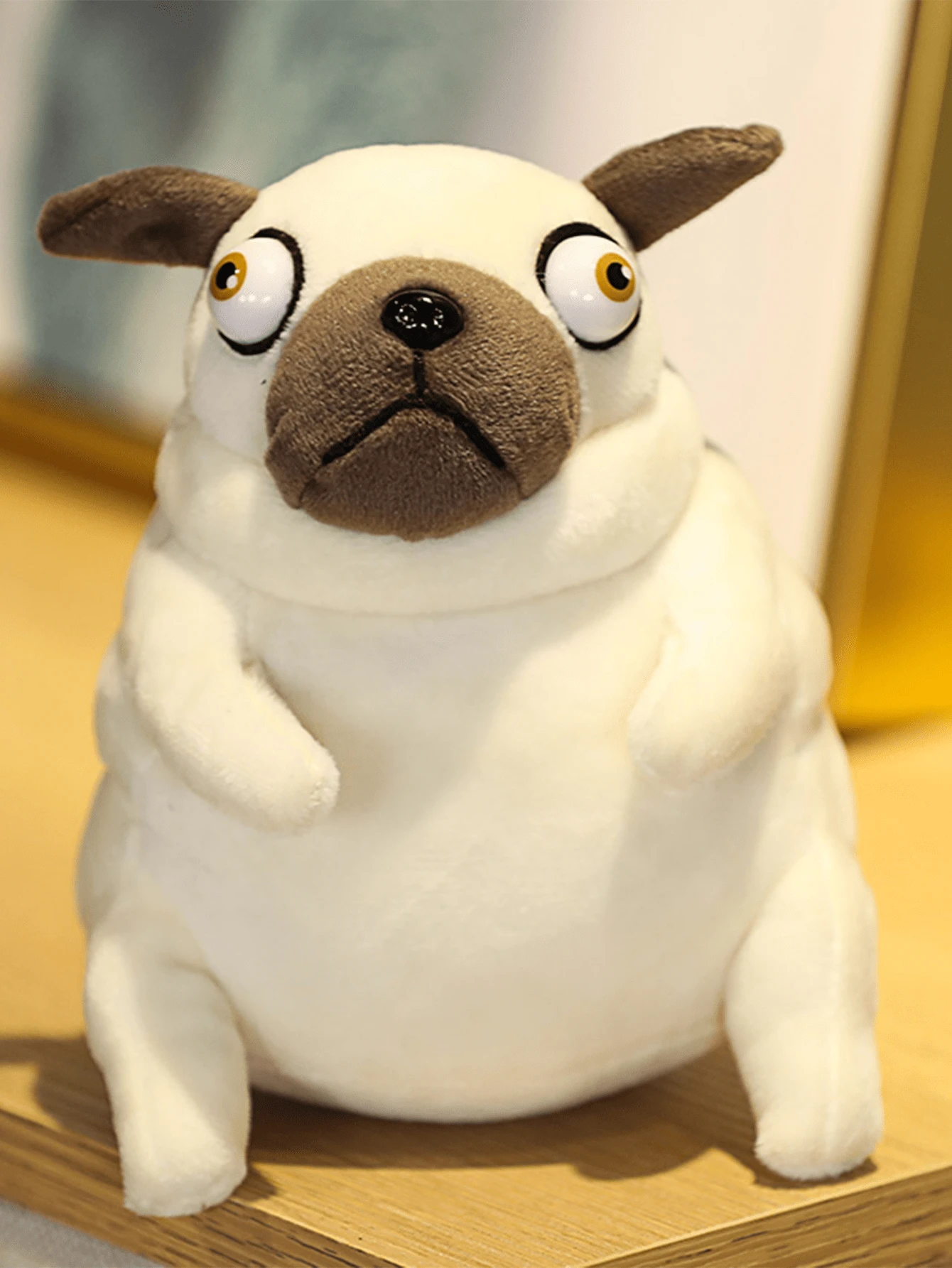 15cm/30cm Kawaii Shapi Dog Plush Toys Ugly And Cute Dog The Fat Pug ...