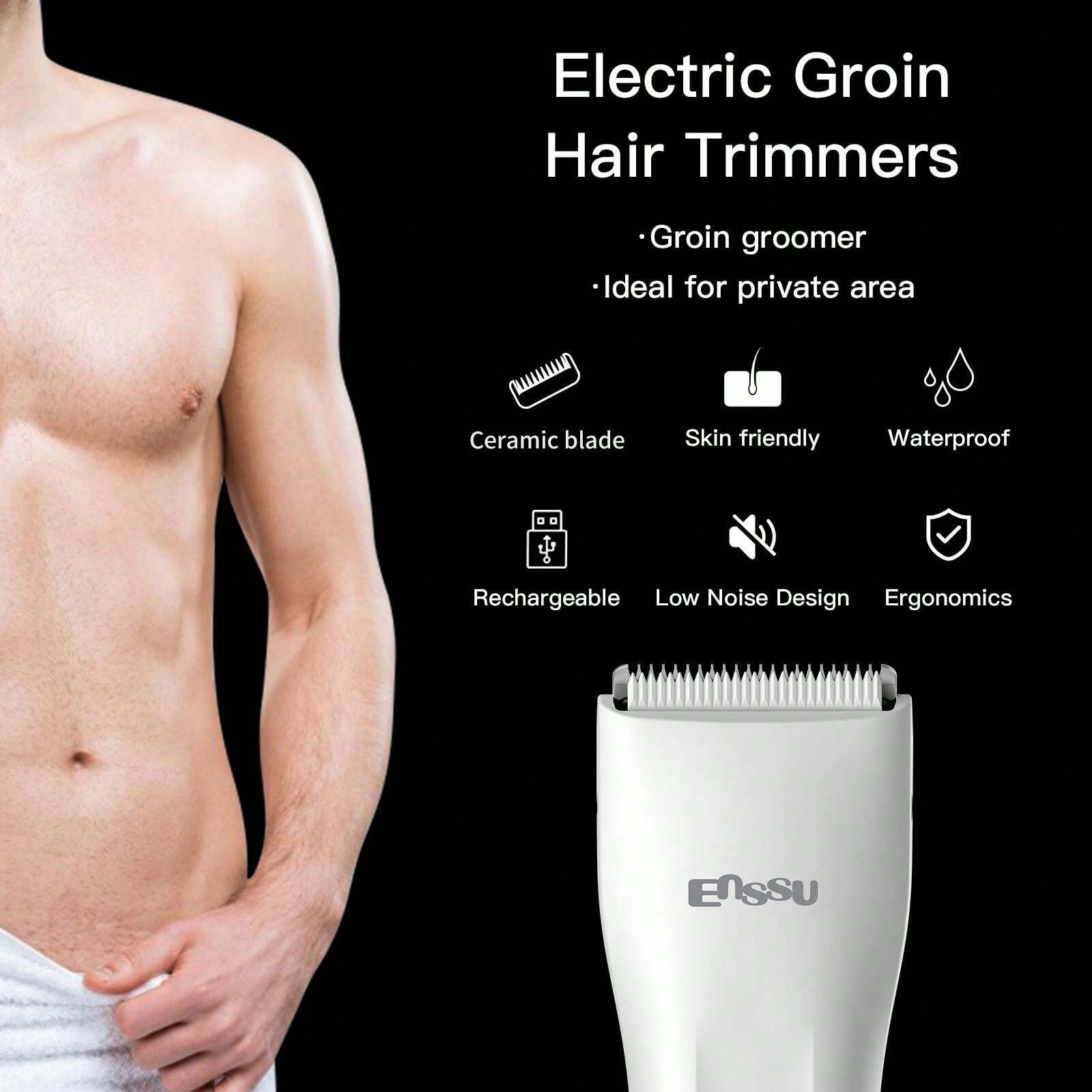 Professional Groinandbody Manscape Trimmer For Men Electric Ball Shaver