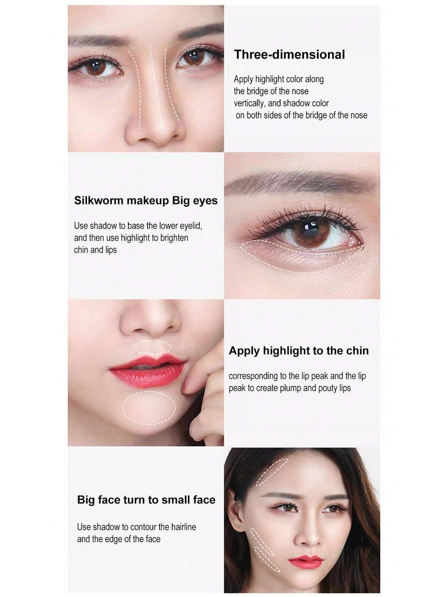 Zeesea ハイライトスティック 2-in-1 ノーズシャドウを明るくするマルチユース スティック | #SHEIN春の感謝祭