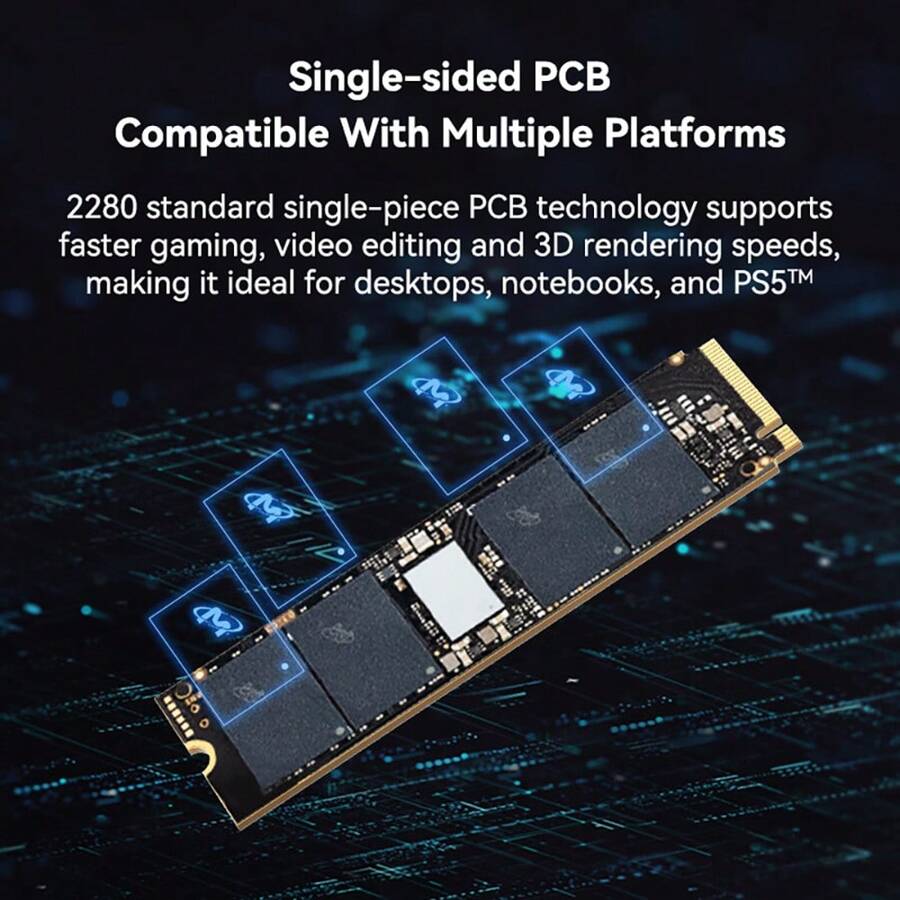 Crucial P3 Plus SSD 500GB 1TB 2TB PCIe Gen4x4 3D NAND NVMe M.2 SSD ...