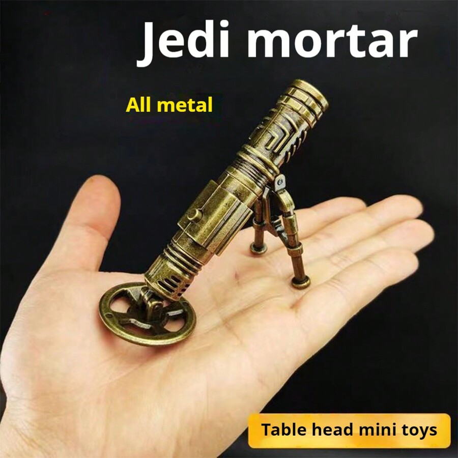 1pc Metal Mini Mortar Cannon Launcher Military Toy That Can Launch ...