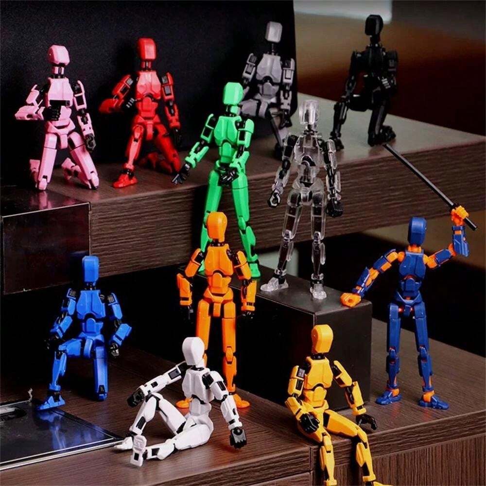 Multi-Jointed Movable Shapeshift Robot 3.0 3D Printed Dummy T13 Action ...