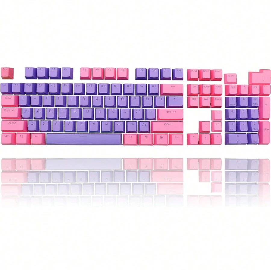 PBT Keycaps Set 104 Keys, Pbt Keyboard Cap Replacement Keycap Keyboard ...