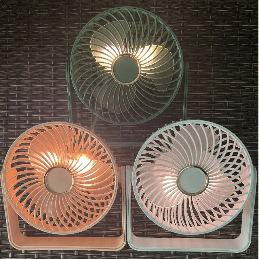 Multi-Use Portable Fan With Stand,Small Silent Table Fan Travel Fan ...