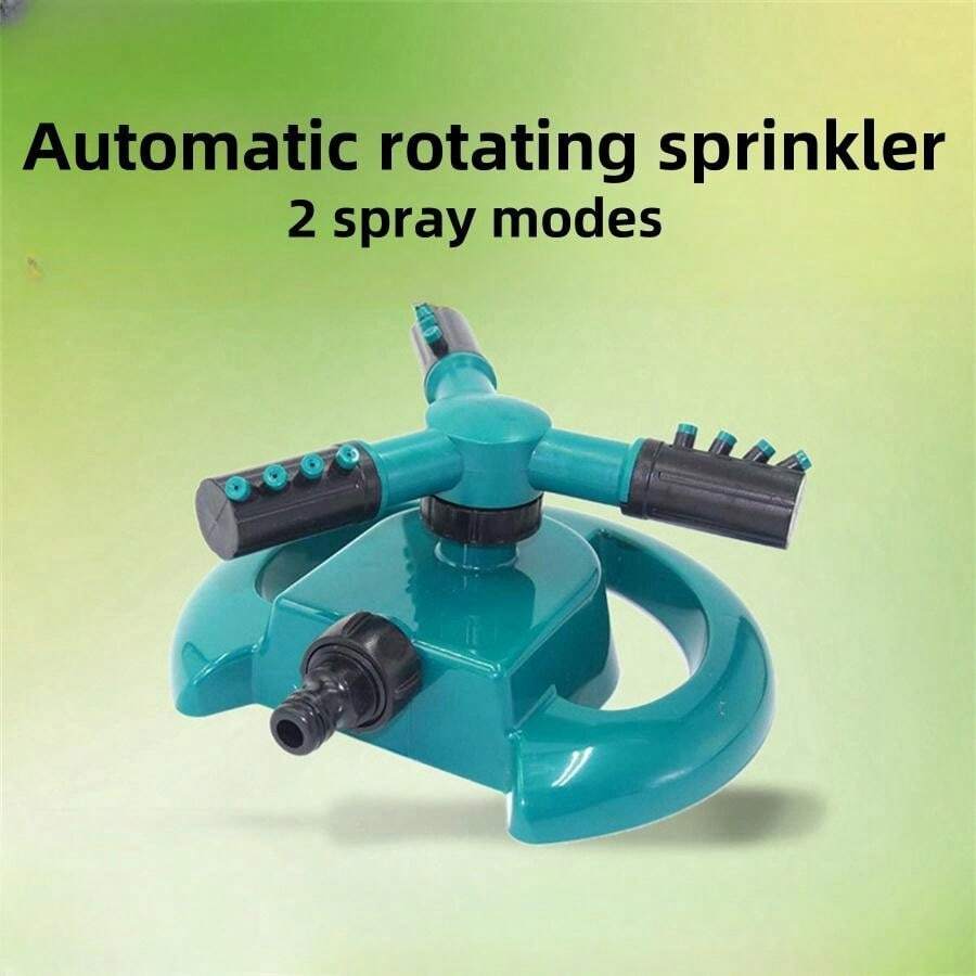 Regador Automático Giratório para Jardim com Cabeça de Triplo Spray ...