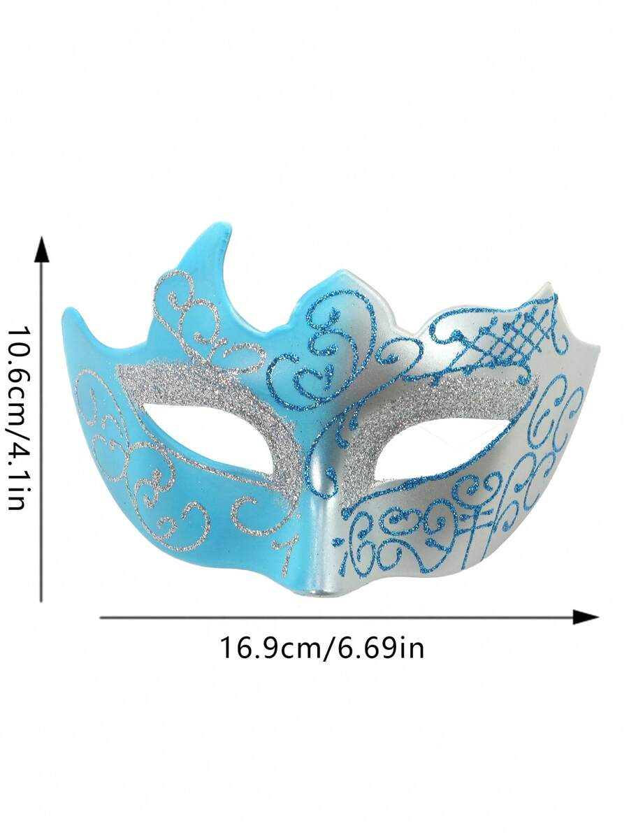 Unisex Multi-Angle Painted Masquerade Mask For Gentlemen And Ladies ...