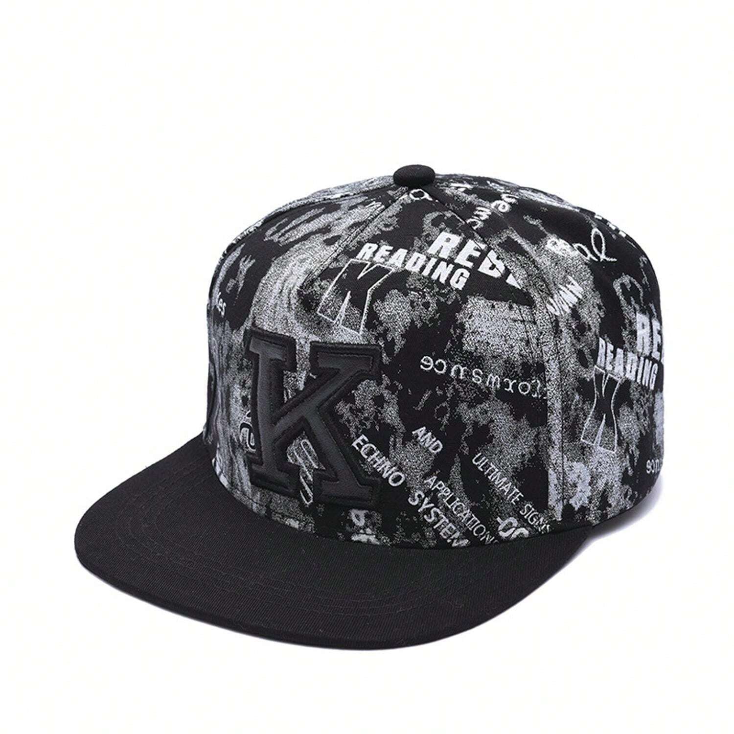Hip Hop Baseball Cap Hat Unisex Cool Flat Brim Street Dance Cap ...