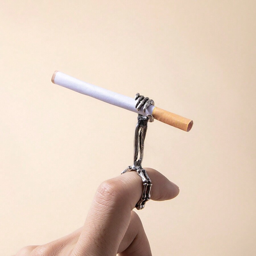 1pc Handheld Smoking Ring Personalized Ring Holder Thick Cigarette ...