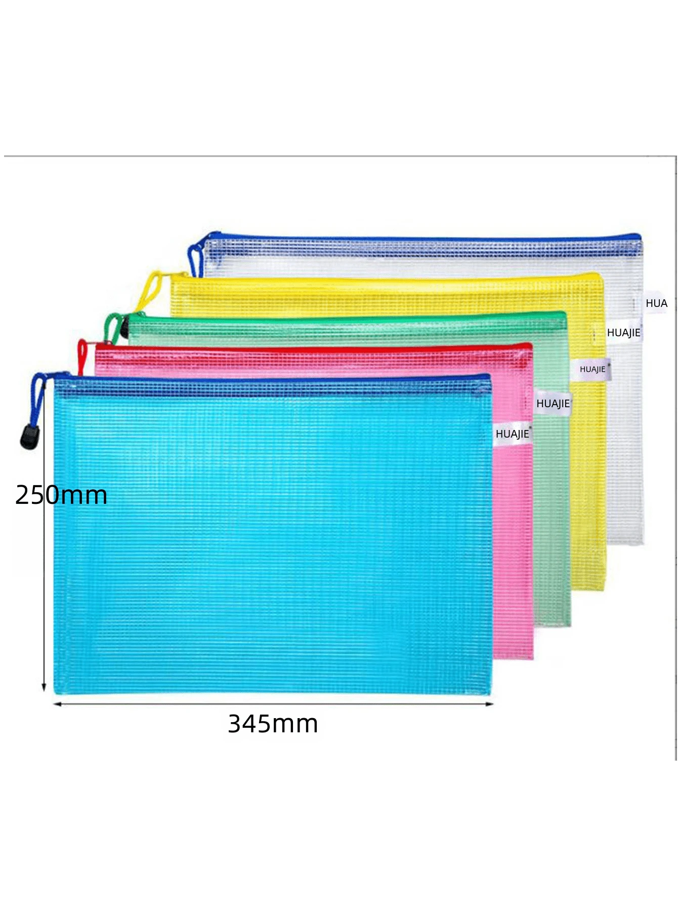 10 Pack Thickened Paper Bag Transparent Mesh Grated Bag A4 Large ...