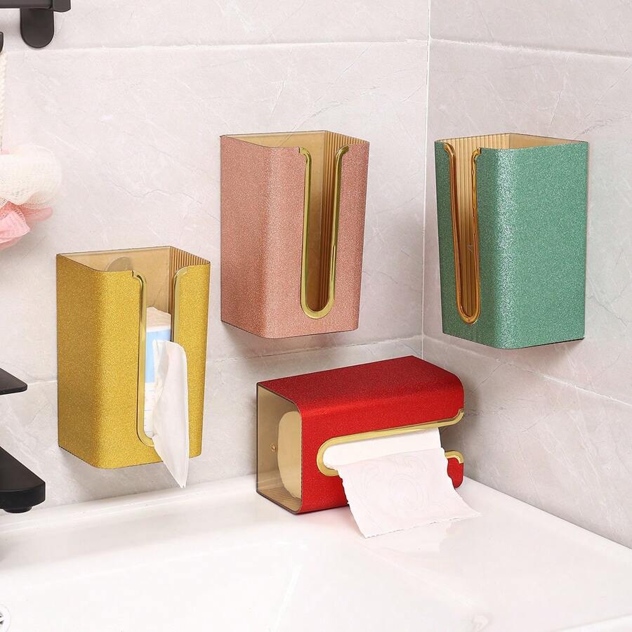 Luxury Creative Tissue Box, Wall-Mounted Decorative Storage Box For ...