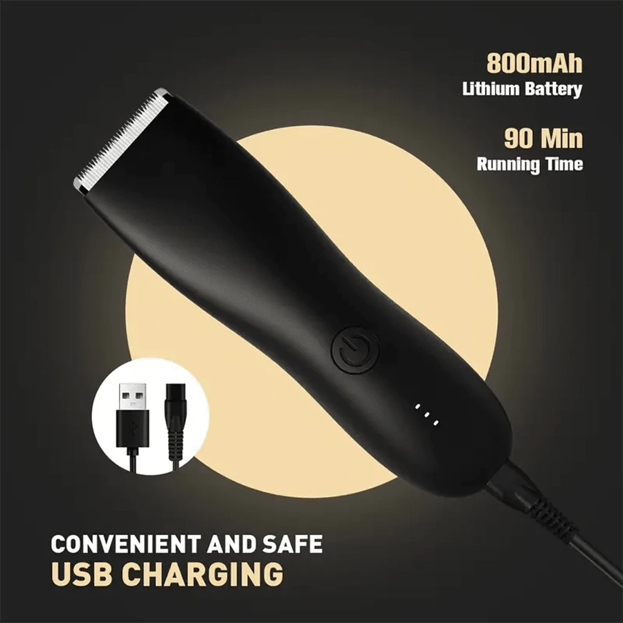 Professional Body Hair Trimmer, Groin&Body Manscape Trimmer For Men ...