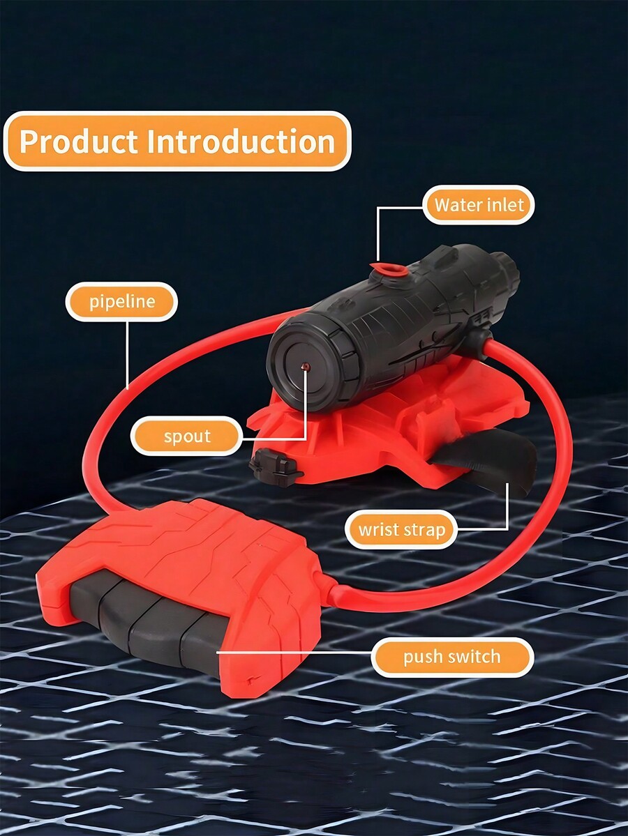 One Wrist Water Gun Launcher Hero Role Play Prop, Summer Wear On Arm ...