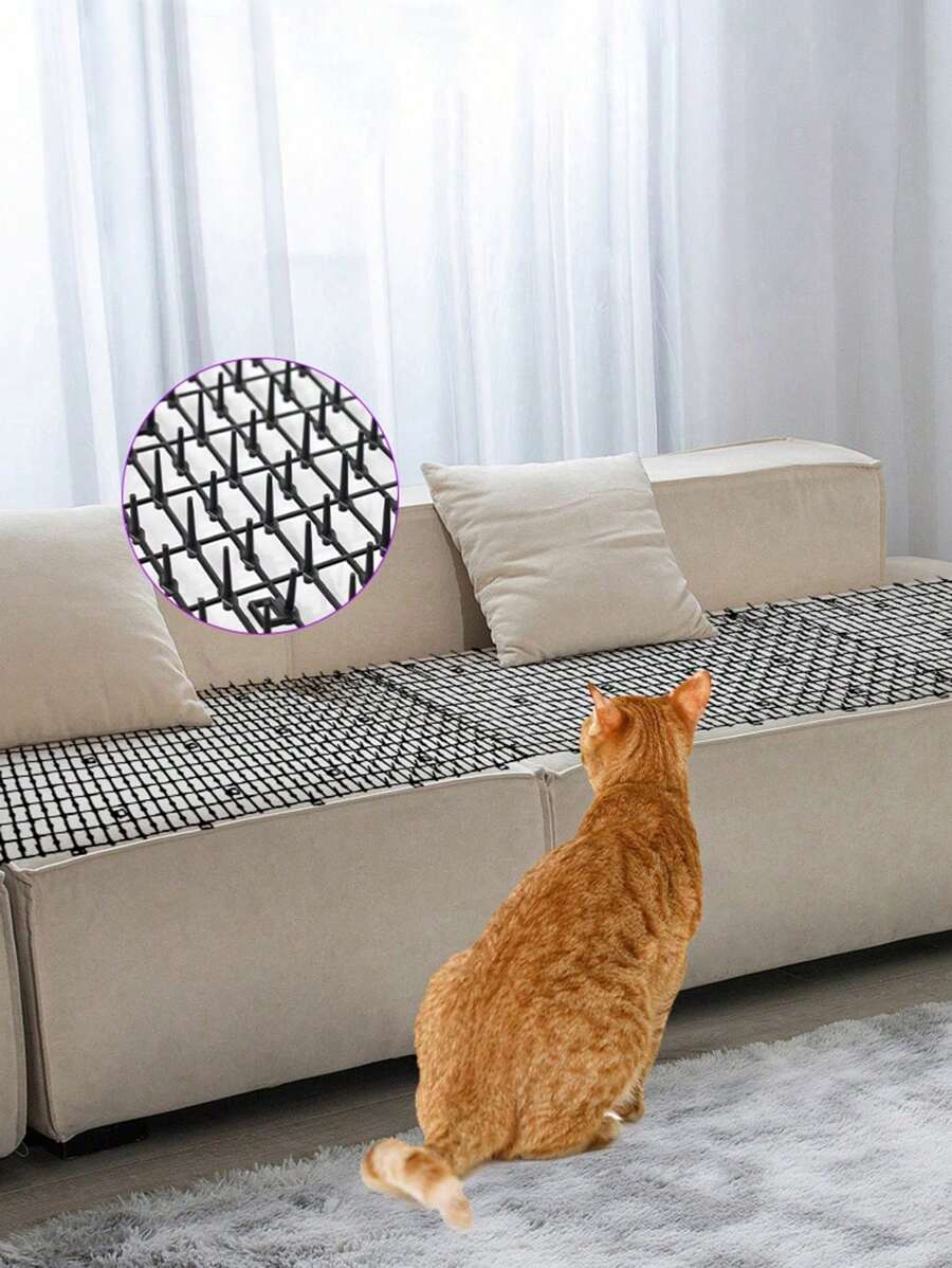1pc Spiky Anti-Cat Mat For Indoor & Outdoor Use, To Keep Pets Away From ...