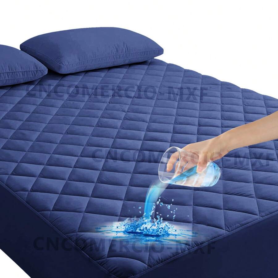 Cubre Colchón Impermeable Protector 3 Capas Cubre Colchón Decorativo ...