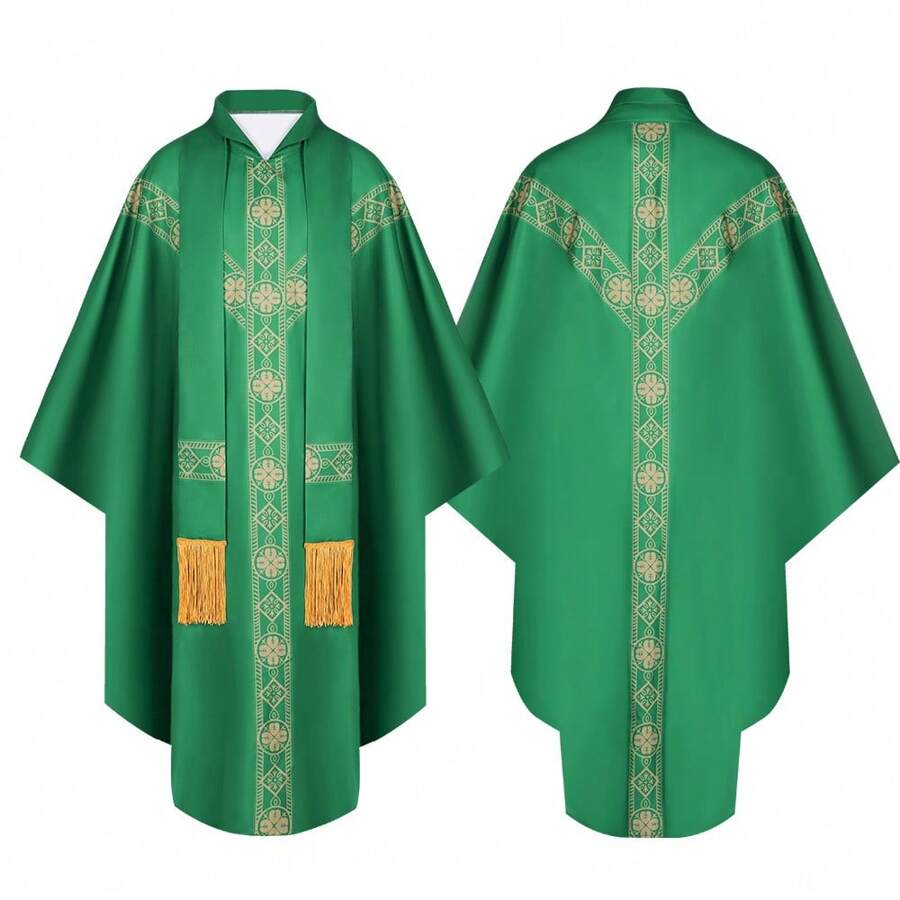 Muslim Medieval European-Style Long Robe Priest Vestments Prayer ...
