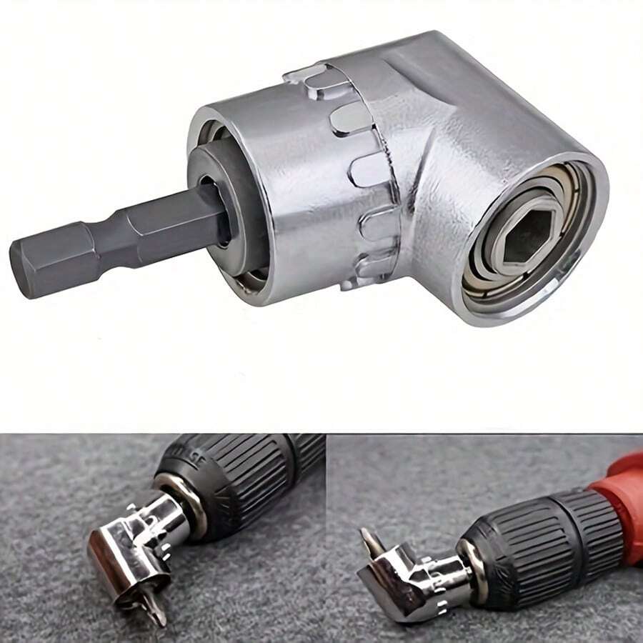 1pc Right Angle Drill Attachment, Electric Batch Head Angler Hexagonal ...