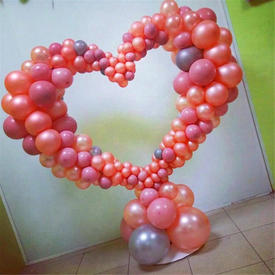 Heart Shaped Balloon Arch Frame Ring DIY Balloon Arch Garland Stand Kit ...