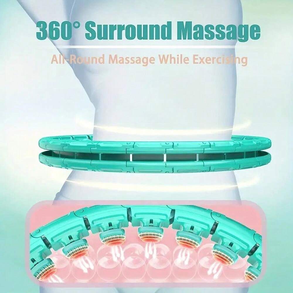 Weighted Hula Hoop With 24-32 Detachable Sections And Weighted Balls ...