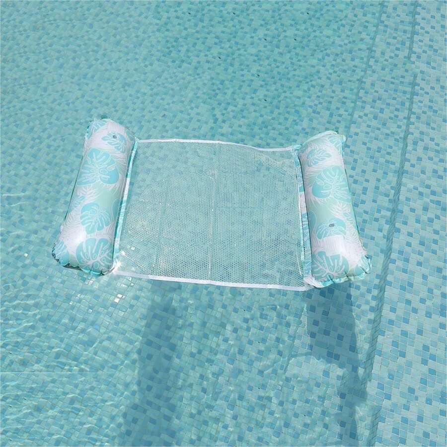 1 Pack Hammock Pool Floats Adults, 4-In-1 Multi-Purpose Inflatable Pool ...