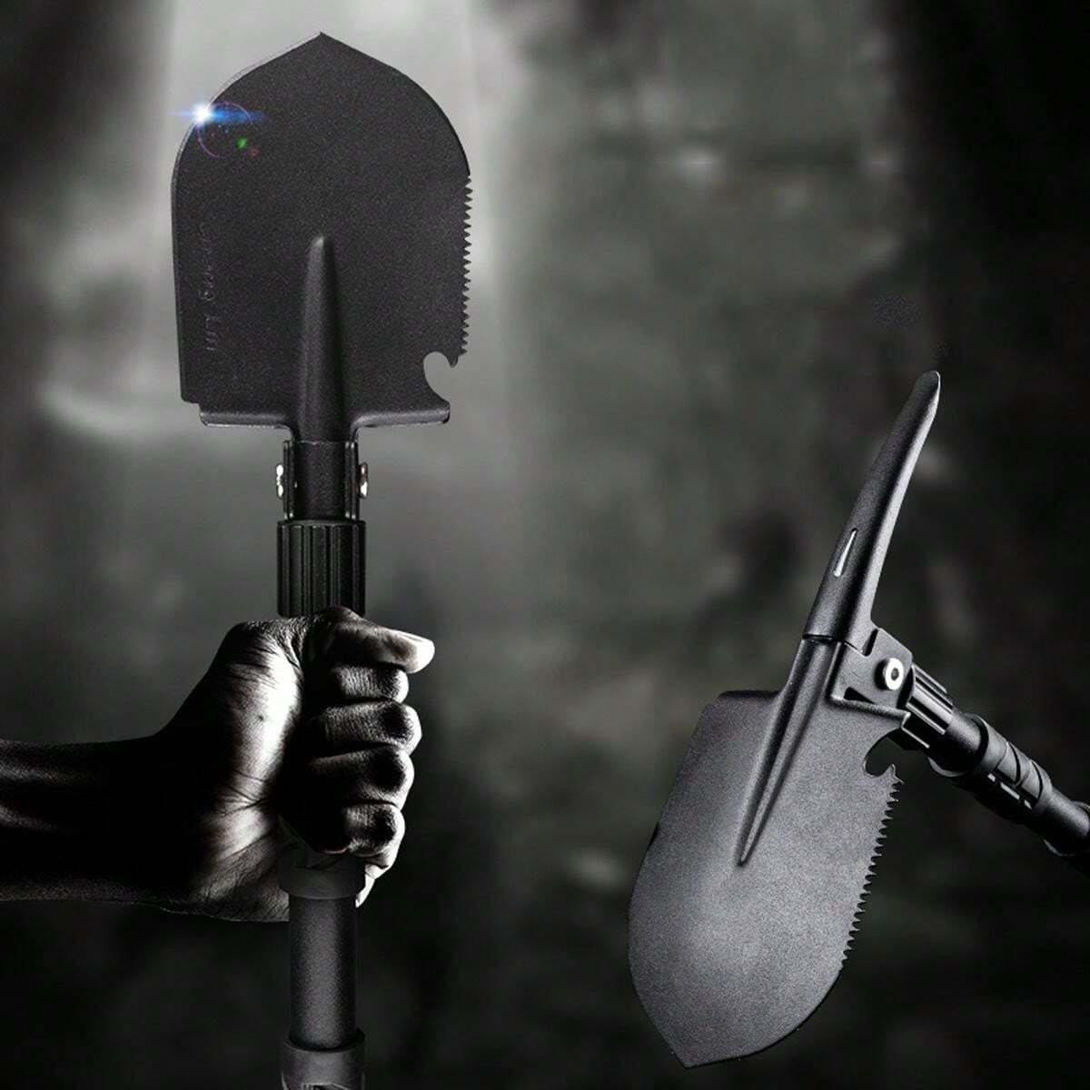 Mini Pala Excavadora de Campamento, Pala Exterior Plegable ...