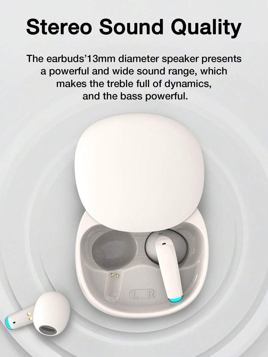 GENAI Wirless Earphones ENC HD Call Noise Cancellation Wireless Earbuds ...