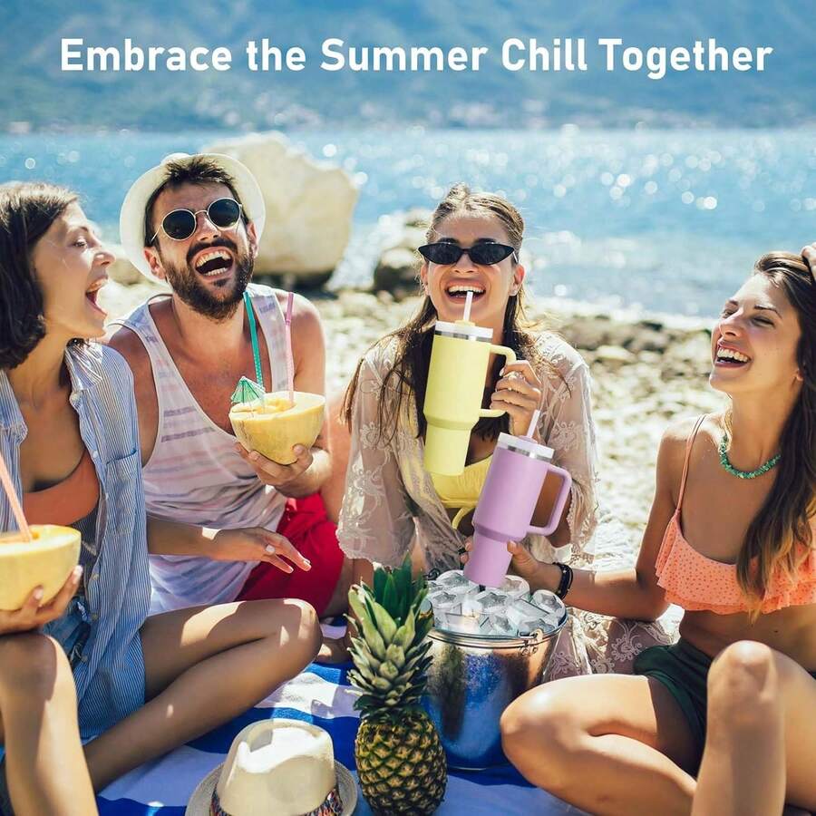 Ice Cube Form För 20-40Oz Tumbler Cup, Silikon Star Ice Cube Brickor ...