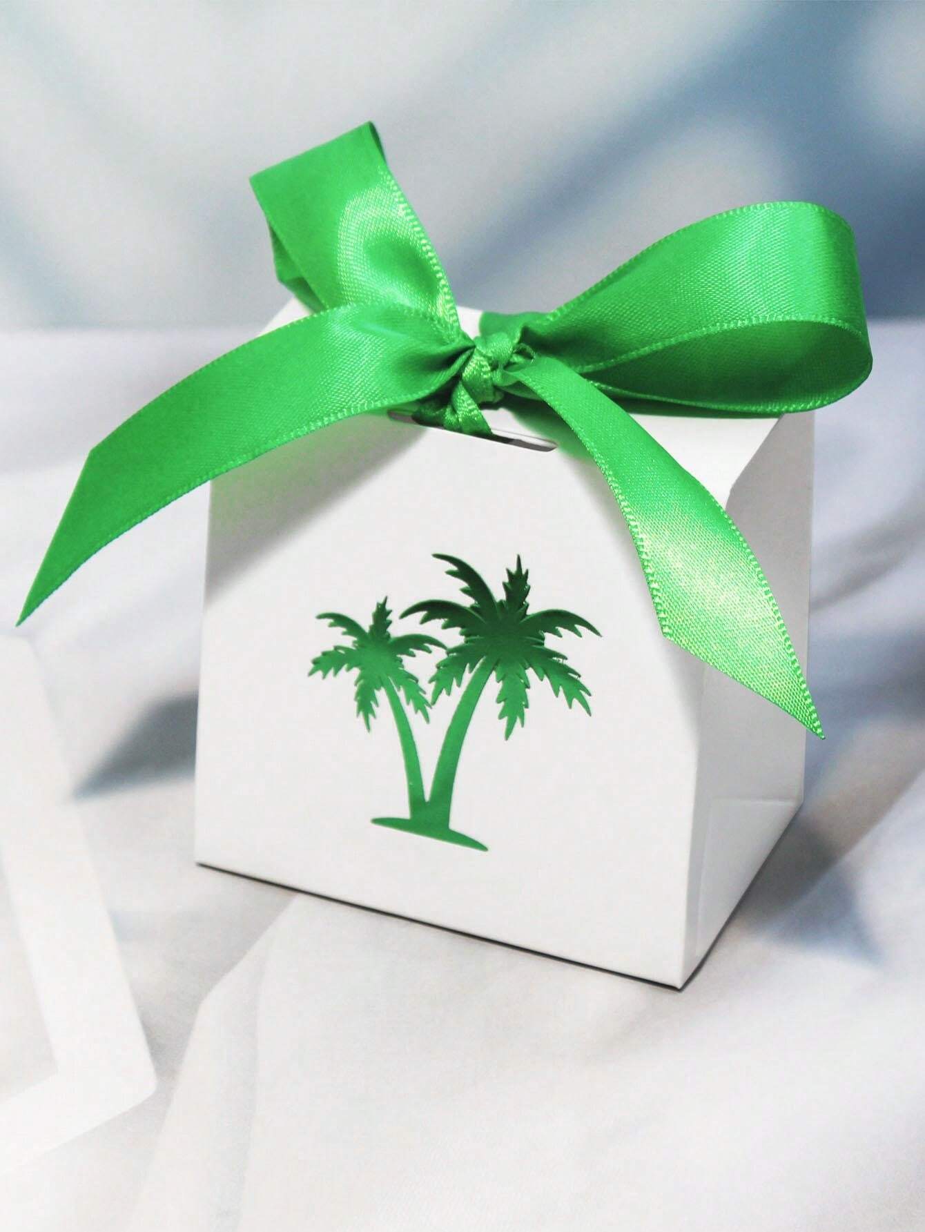10pcs Coconut Palm Tree Candy Boxes | Party Favor Candy Packaging ...