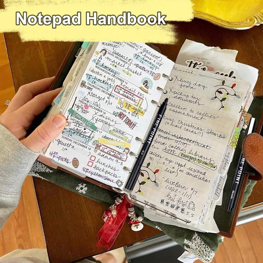 9 Pcs Black Micro-Pen Fineliner Ink Pens, Waterproof Archival Ink Fine ...